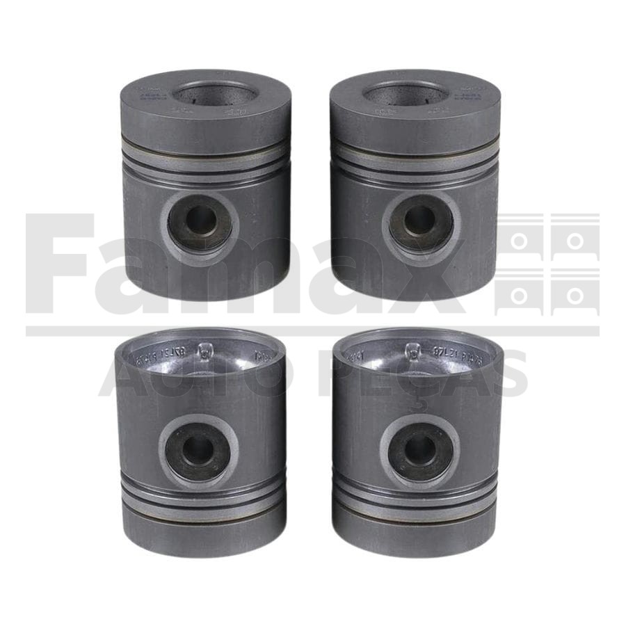 Famax Auto Peças | Pistão c/ Anel Om 352A 3 Canal. Std s/ Rebaixo